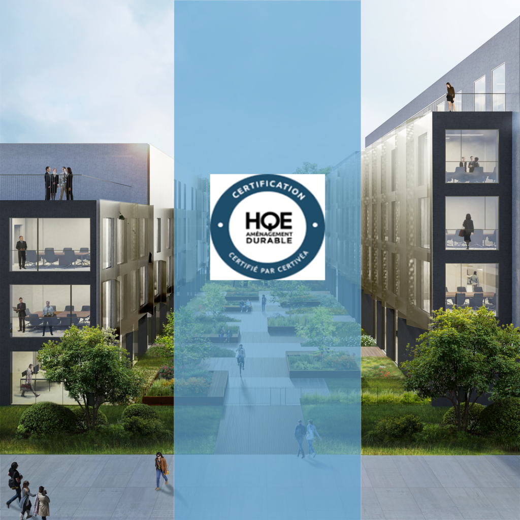 D-Side! Décines certifié HQE Aménagement Durable (phases 1 à 5) - EM2C